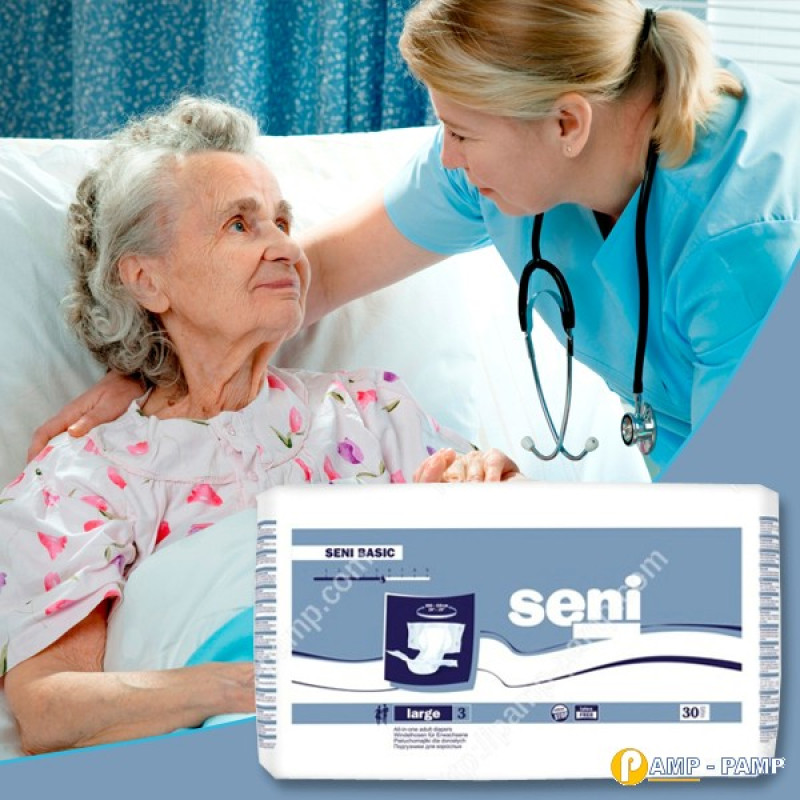 Памперси для дорослих SENI BASIC large 30 шт